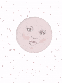 Animated Moon Face Gif