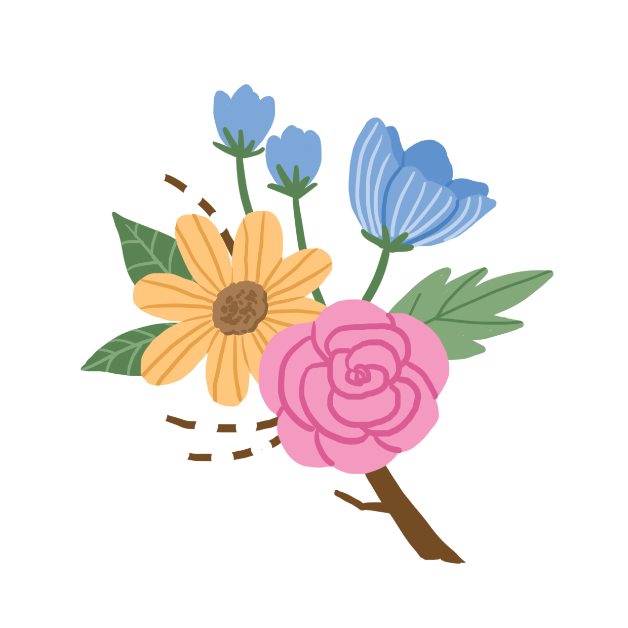 Flower Sticker for iOS & Android | GIPHY