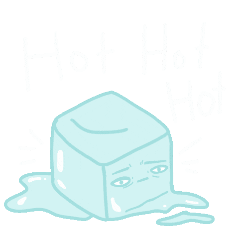 Melting Ice Cube Cartoon