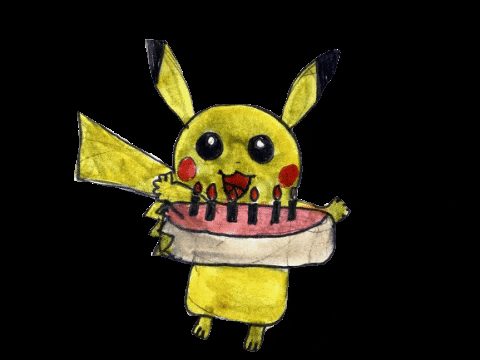 Gif De Pikachu Feliz GIF Galaxie Weltall Swag Animiertes GIF Auf