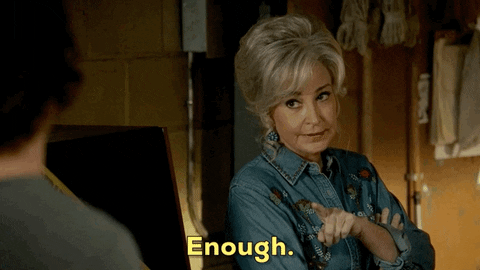 Annie Potts Reaction GIF by CBS - Find & Share on GIPHY