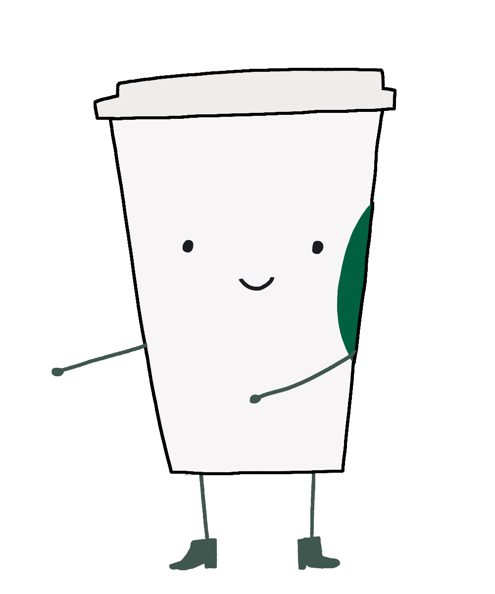 Happy Coffee Break Sticker by Starbucks for iOS & Android | GIPHY