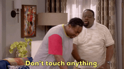Dont Touch Anything GIFs - Get the best GIF on GIPHY
