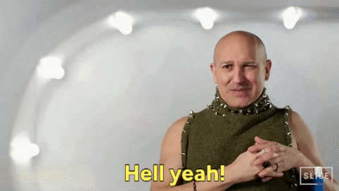 Hell Yeah Fashion GIF by Slice - Find & Share on GIPHY