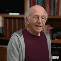 Larry David Unsure Gif