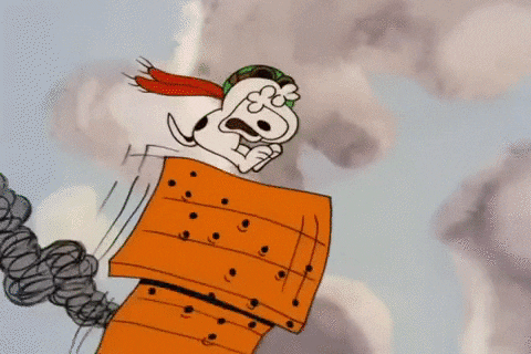 Snoopy Red Baron GIFs - Get the best GIF on GIPHY