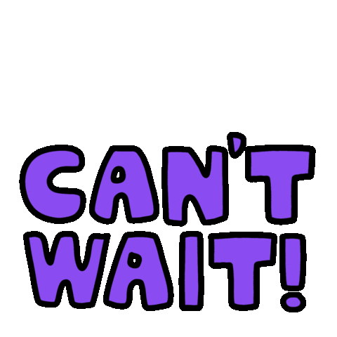 Excite So Excited Sticker by AlwaysBeColoring for iOS & Android | GIPHY