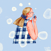 Blowing Bubbles Animated Gif