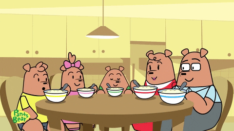 Breakfast Family Bonding GIF - Find & Share on GIPHY