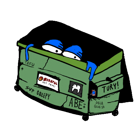Trash Basura Sticker by deladeso for iOS & Android | GIPHY