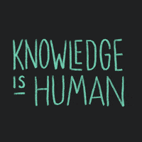 #KnowledgeIsHuman by Wikipedia | GIPHY