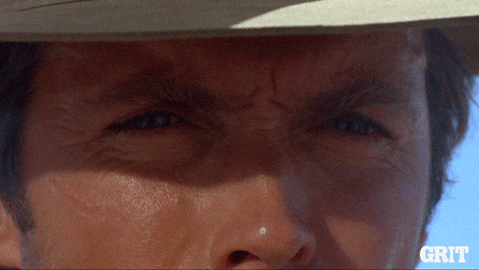 Squinting Clint Eastwood GIF by GritTV - Find & Share on GIPHY