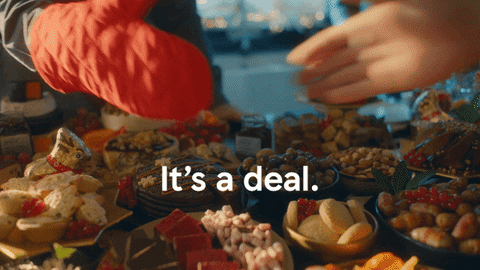 Hungry Christmas GIF by Tesco - Find & Share on GIPHY
