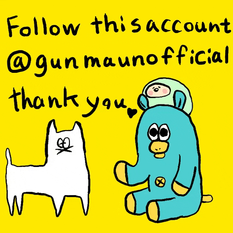 Happy Follow Me GIF by Gunmaunofficial - Find & Share on GIPHY