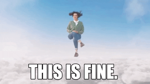 This Is Fine Help Me GIF by Salesforce - Find & Share on GIPHY
