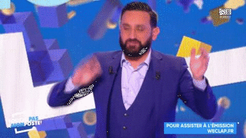 Cyril Hanouna Entertainment GIF by C8 - Find & Share on GIPHY