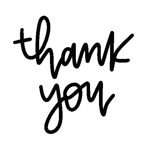 Thank You Calligraphy Gif
