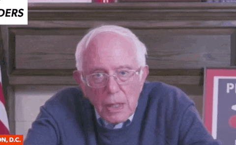 Feel The Bern Strike GIF by Bernie Sanders - Find & Share on GIPHY