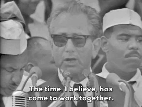 What Rabbi Joachim Prinz Said at the 1963 March on Washington by GIPHY ...