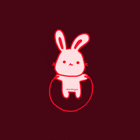 Bunny Hopping Animated Gif