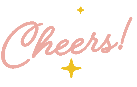 Cheers Text Sticker by The Kitchn for iOS & Android | GIPHY