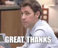 The Office Thank You Gif