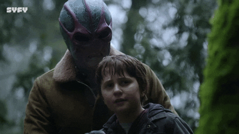 Alan Tudyk Aliens GIF by SYFY - Find & Share on GIPHY