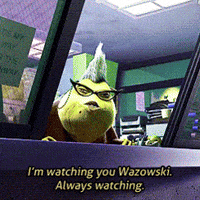 Roz Monsters Inc Im Watching You