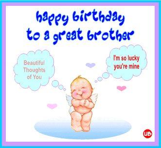 Animated Birthday Wishes For Brother