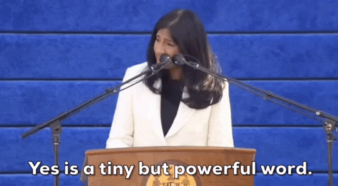 Yes-is-a-tiny-but-powerful-word GIFs - Get the best GIF on GIPHY