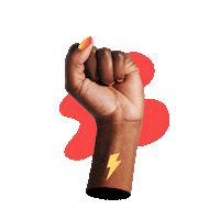 Raised Fist Sticker Sticker by mokkapresti for iOS & Android | GIPHY