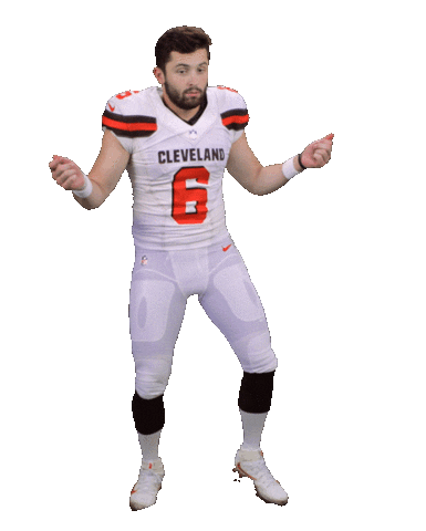 Cleveland Browns Dancing Sticker by NFL for iOS & Android | GIPHY