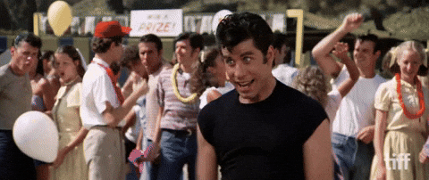 John Travolta Grease Gif