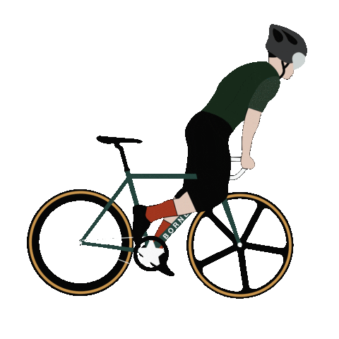 Fixie Skidding Sticker by Khai for iOS & Android | GIPHY