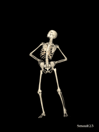 Waving Skeleton Gif