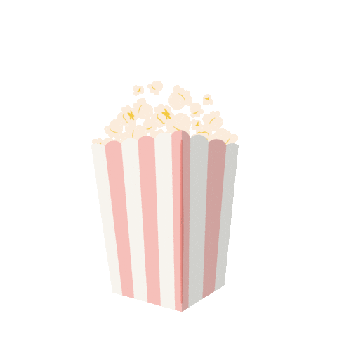 Movie Popcorn Sticker by American Crafts for iOS & Android | GIPHY