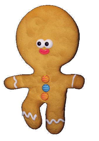 Happy Gingerbread Man Sticker by AT&T for iOS & Android | GIPHY