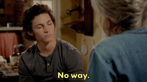 No Way Reaction GIF by CBS - Find & Share on GIPHY