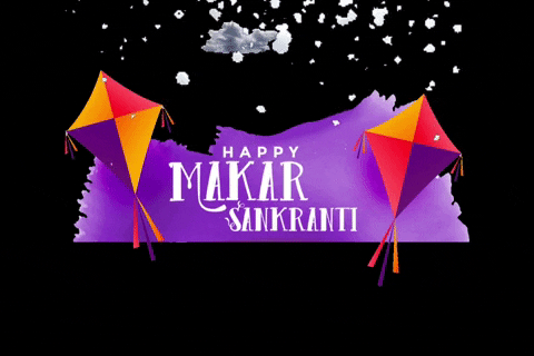 Makar Sankranti Kite GIF by techshida - Find & Share on GIPHY