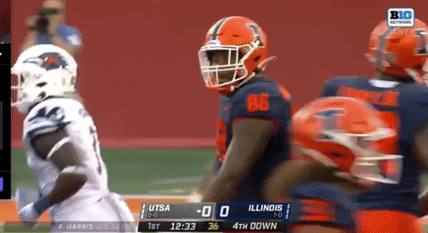 Illinois Football Sport GIF by Fighting Illini Athletics - Find & Share ...