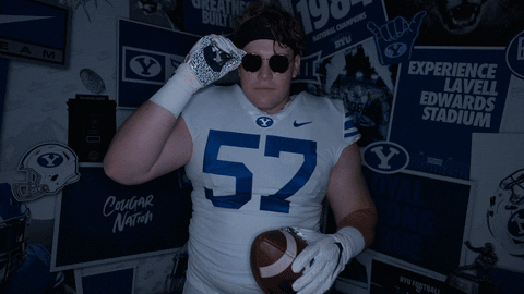 Byu Football GIF by BYU Cougars - Find & Share on GIPHY