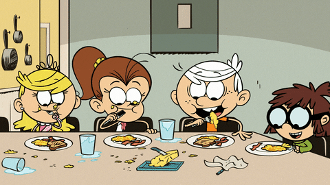 The Loud House Eating GIF by Nickelodeon - Find & Share on GIPHY