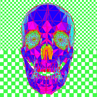 Rotating Skull Gif