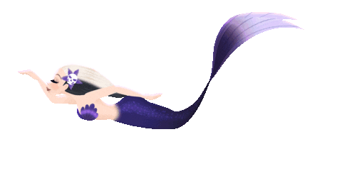 Mermaid Swimming Sticker for iOS & Android | GIPHY