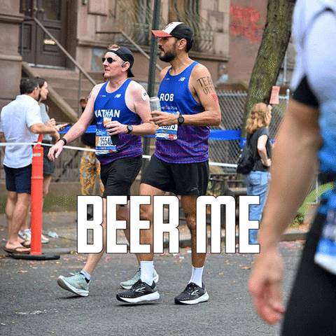Nyc Marathon Beer Time GIF - Find & Share on GIPHY
