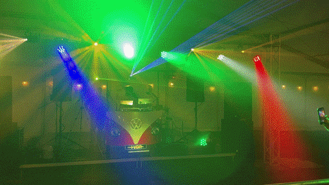 Rave Light Show Gif