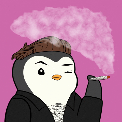 Good Morning Smoking GIF by Pudgy Memez - Find & Share on GIPHY
