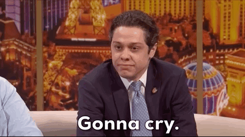 Pete Davidson Crying GIF by Saturday Night Live - Find & Share on GIPHY
