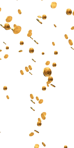 Gold Coins Falling Gif