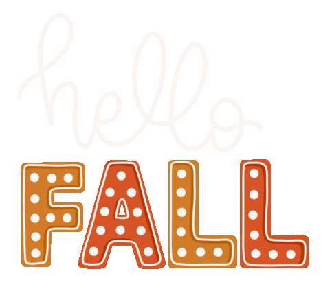 Hello Fall Sticker for iOS & Android | GIPHY